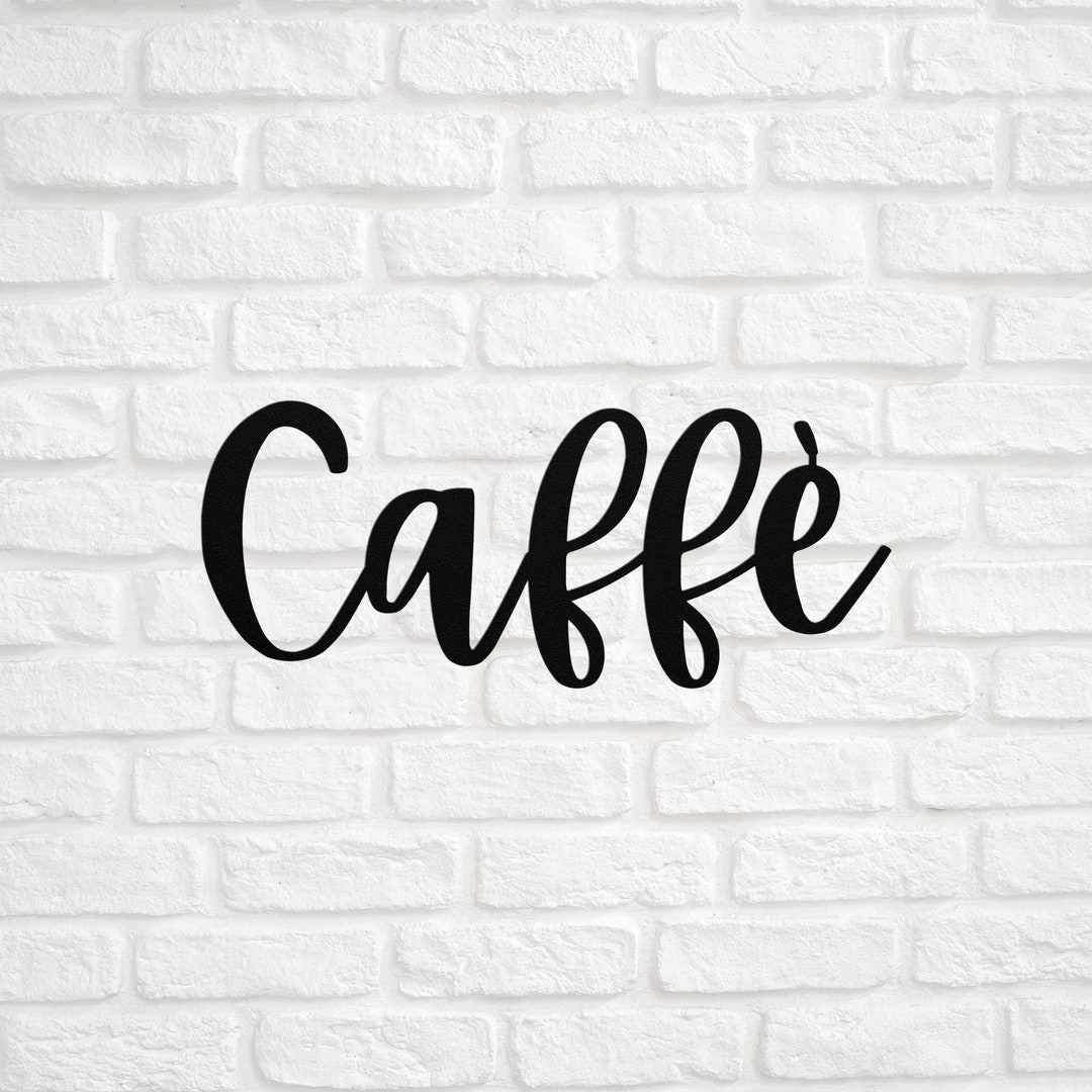 Caffe Sign, Coffee Italian Metal Sign Italy Venice Decor - Etsy