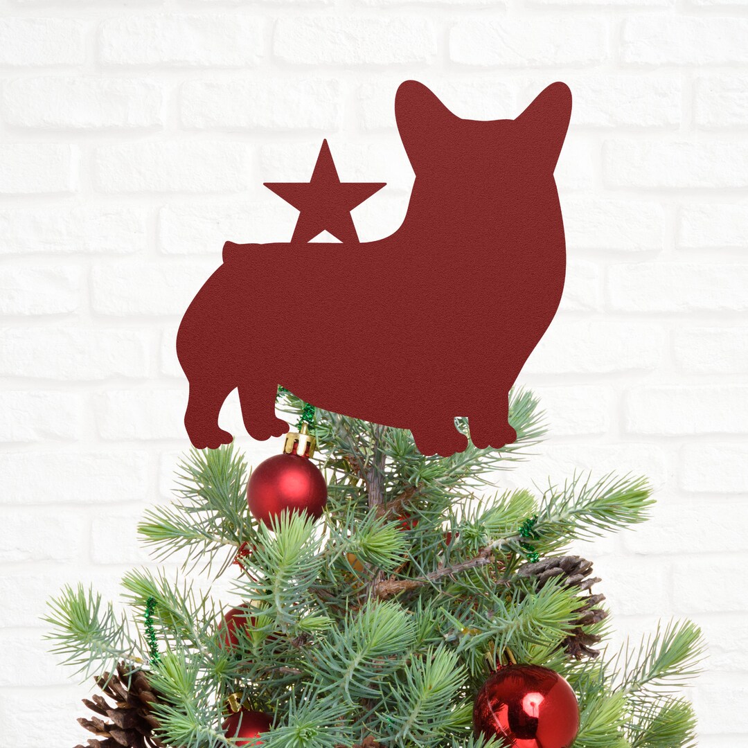 Corgi Tree Topper Christmas Holiday Decoration Ornament Dog Gift Ideas ...