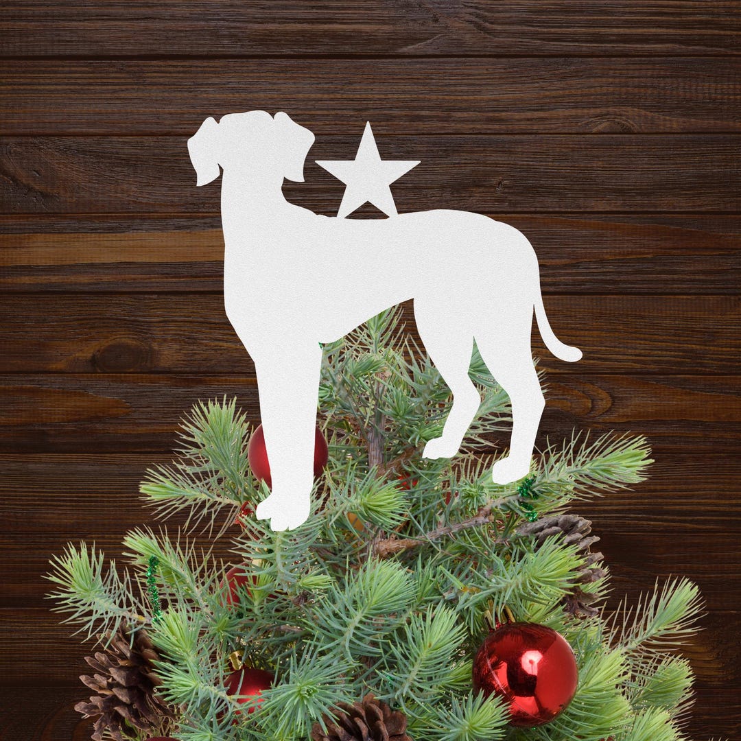 Rhodesian Ridgeback Tree Topper Christmas Holiday Decoration Ornament ...