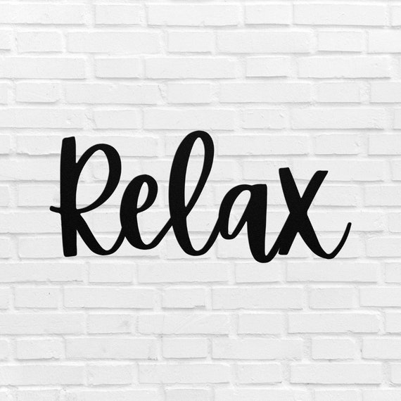Relax Word Art