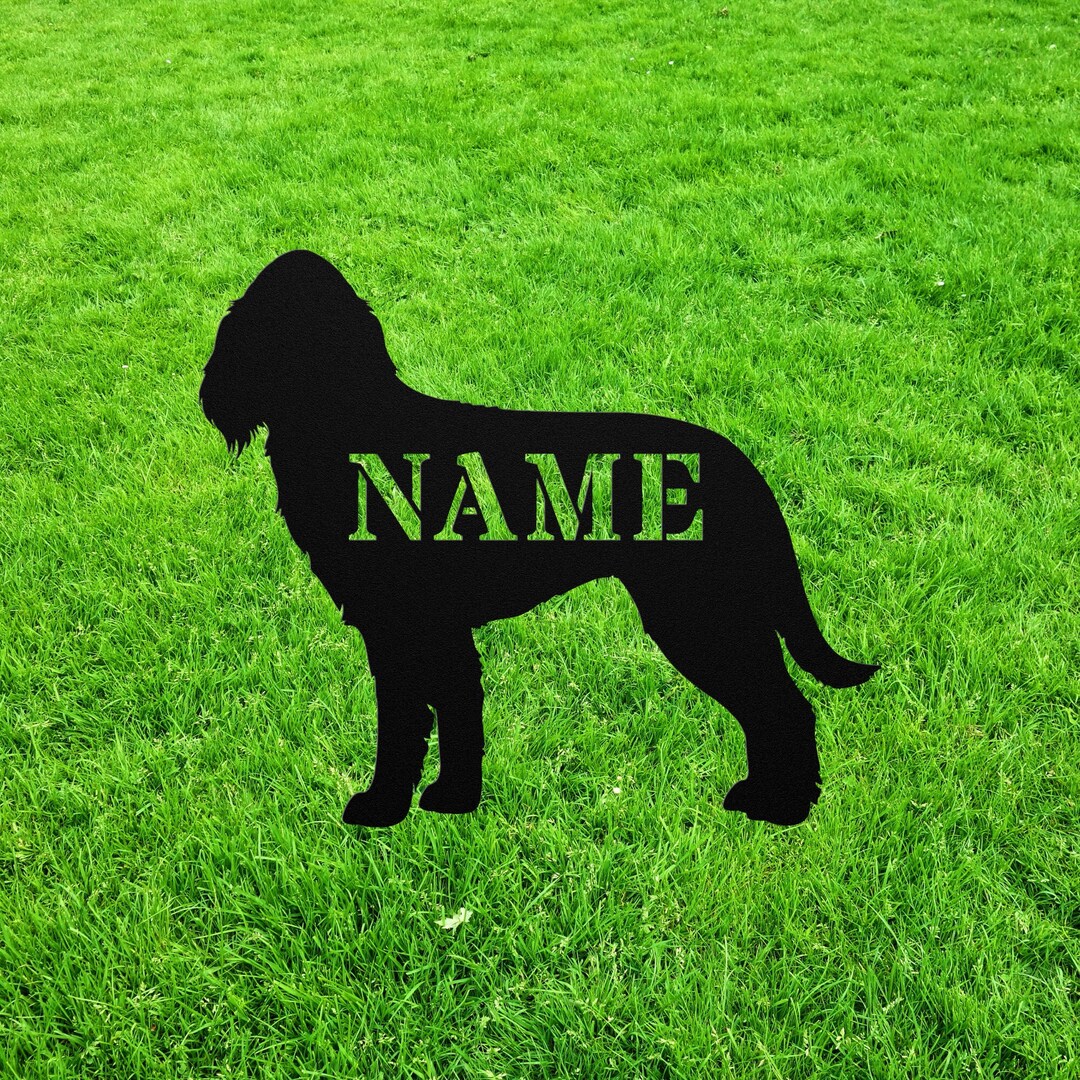 Personalized Spinone Italiano Yard Statue Stake, Custom Spinone ...