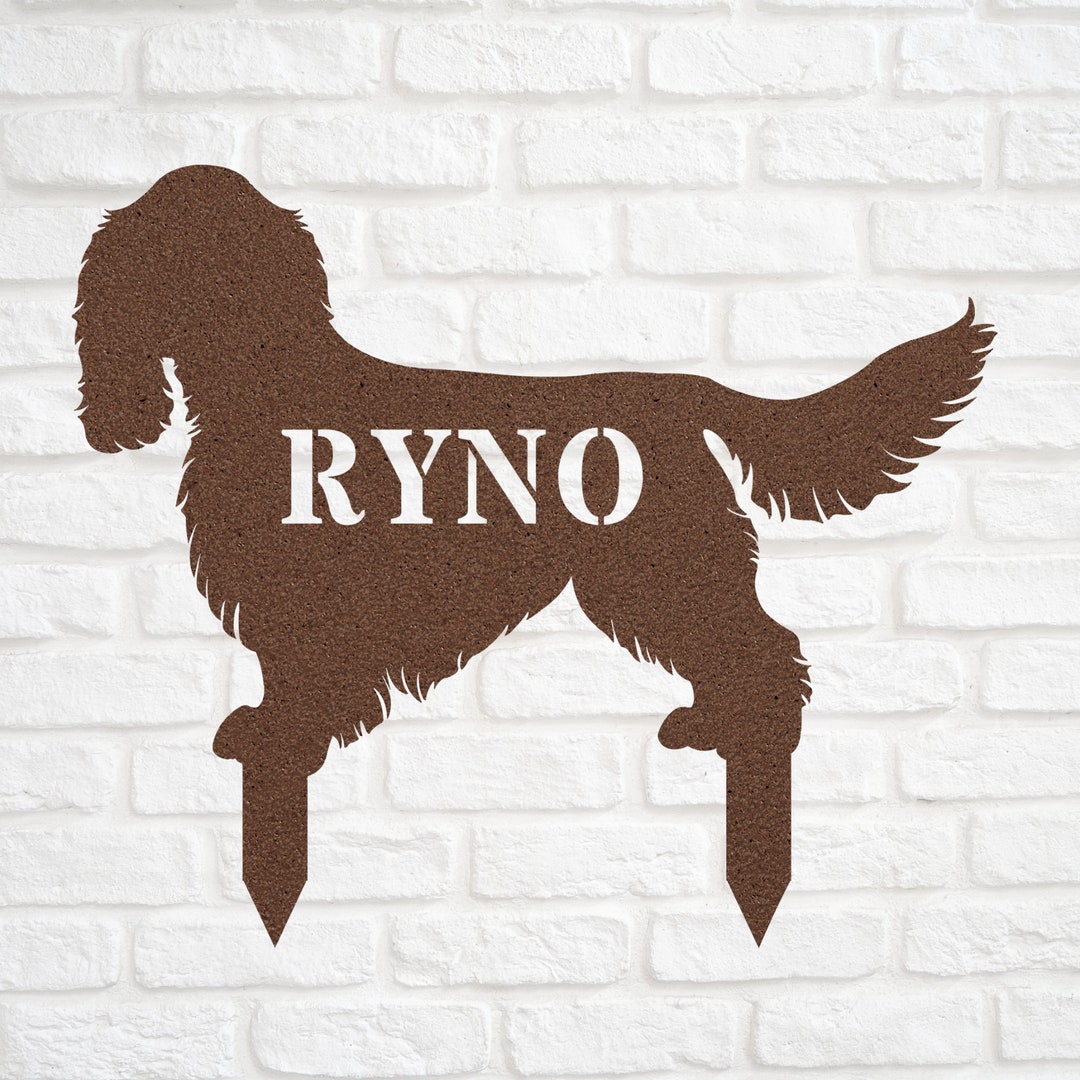 Personalized English Springer Spaniel Garden Statue Stake, Custom ...