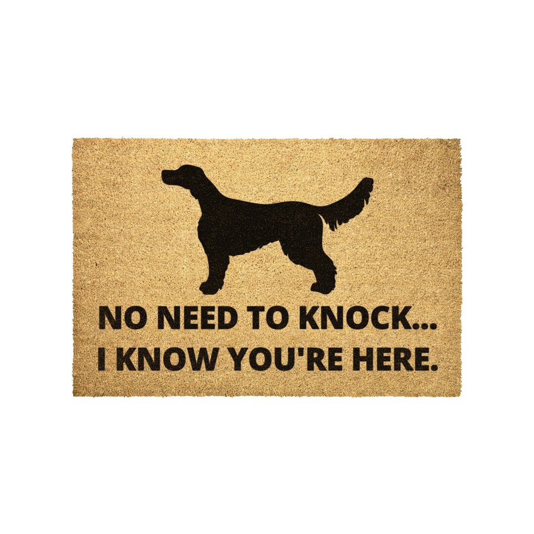 Irish Setter Gift, Irish Setter Doormat Door Mat Outdoor Rug Dog Mom ...