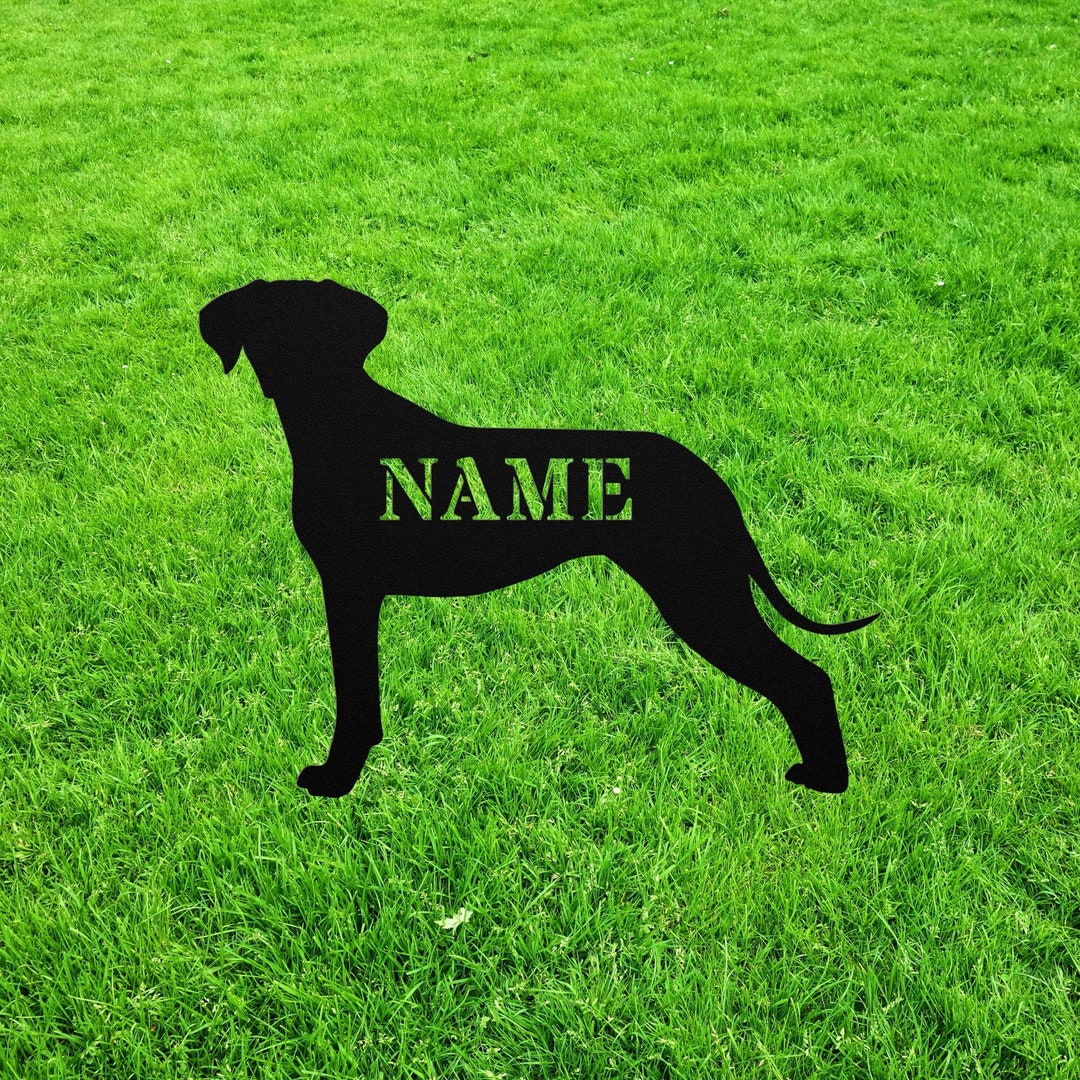 Rhodesian Ridgeback Yard Statue Ridgeback Memorial Wind Chime Outdoor ...