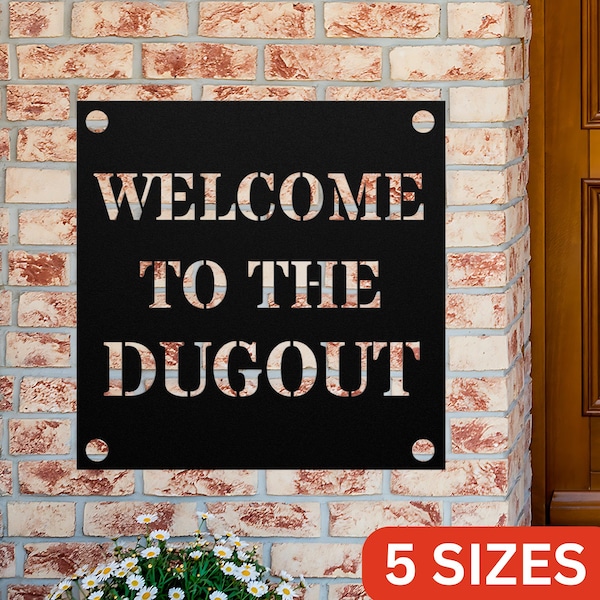 Baseball Dugout Sign - Etsy