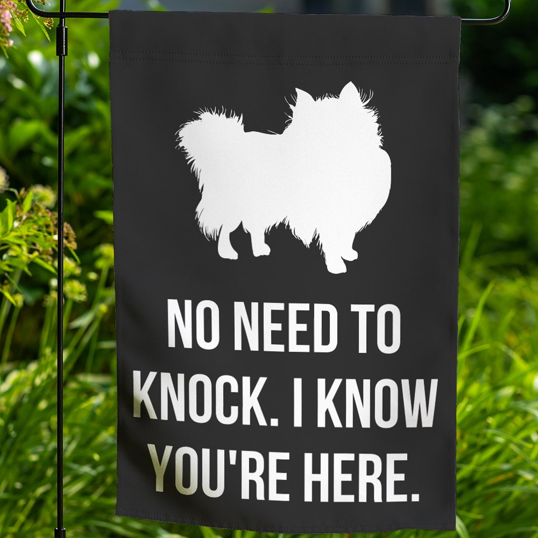 Pomapoo Garden Flag Yard Sign Art Banner Pomapoo Gift Lover Outdoor ...