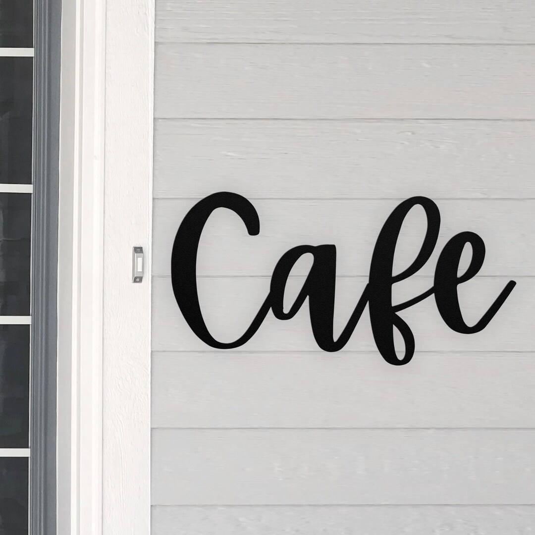 Cafe Sign Cebuano Metal Wall Art Coffee Cebu City Tagalog Gift for ...