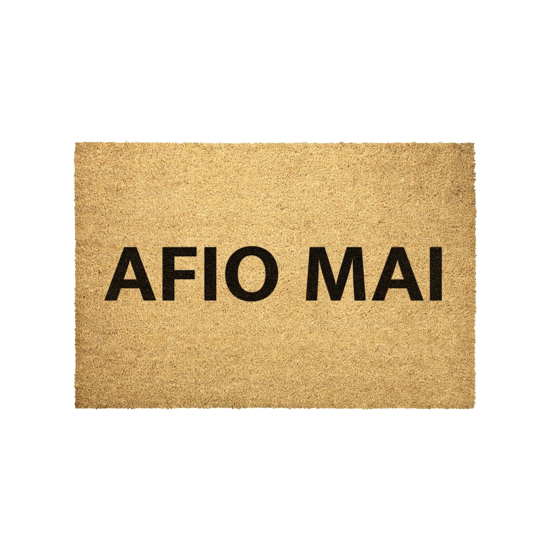 Samoan Welcome Doormat Afio Mai Outdoor Rug Coir Samoa Door Mat Decor ...