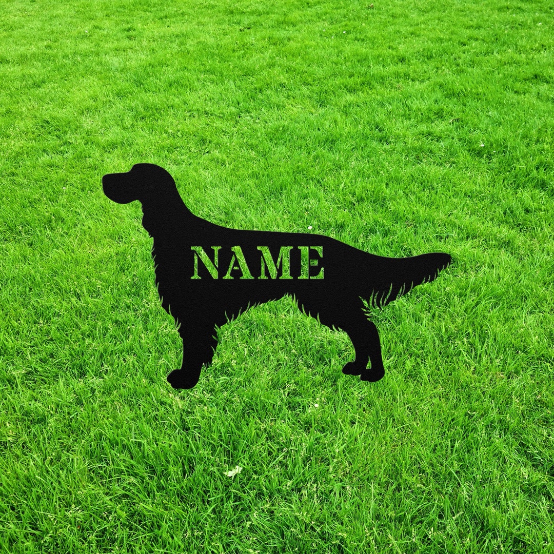 Personalized Gordon Setter Yard Statue Stake, Custom Gordon Setter Dog ...
