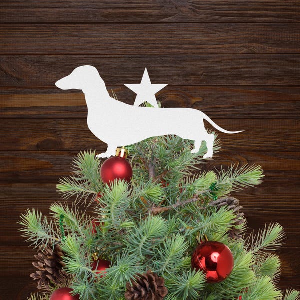 Dachshund Tree Topper - Etsy