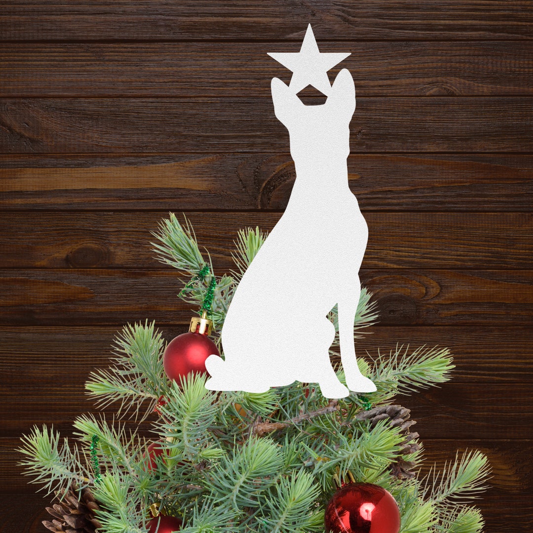 Basenji Tree Topper Christmas Holiday Decoration, Custom Basenji ...