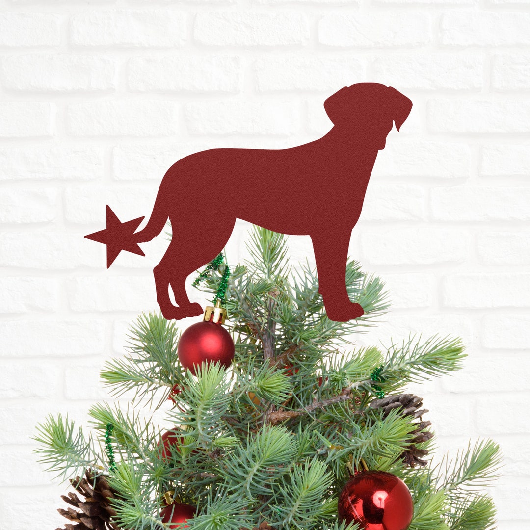 Labrador Retriever Tree Topper Christmas Holiday Decoration Ornament ...