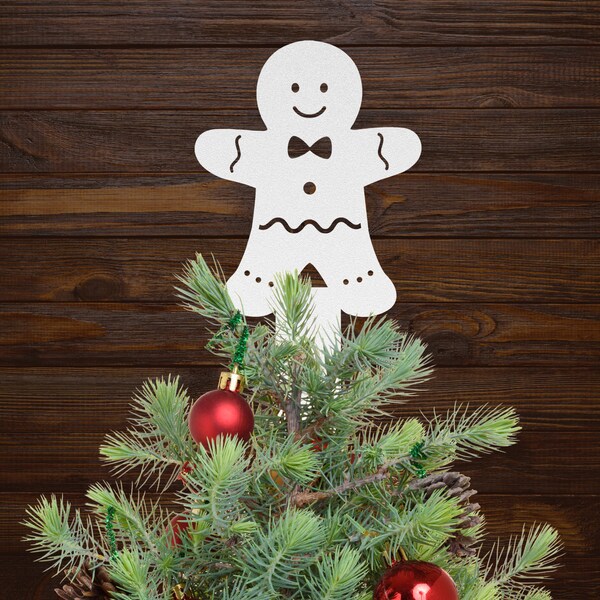 Gingerbread Man Tree Topper - Etsy