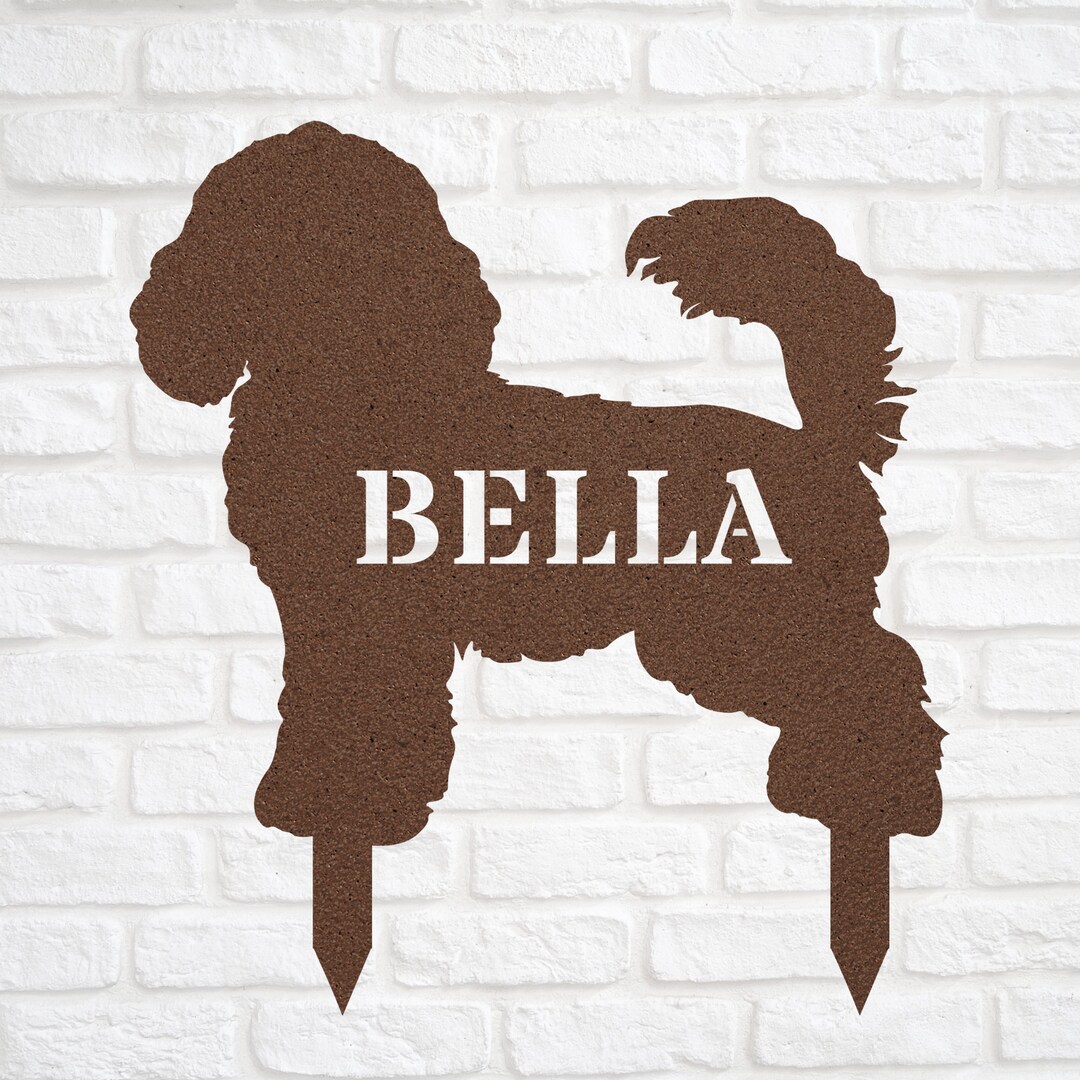 Havapoo Garden Statue Stake, Custom Havapoo Outdoor Yard Art Decor ...