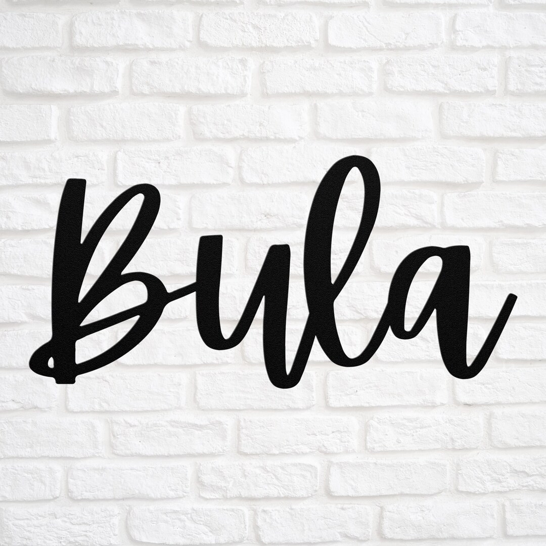 Bula Welcome Metal Sign, Fijian Welcome Sign, Fijian Metal Sign, Bula ...