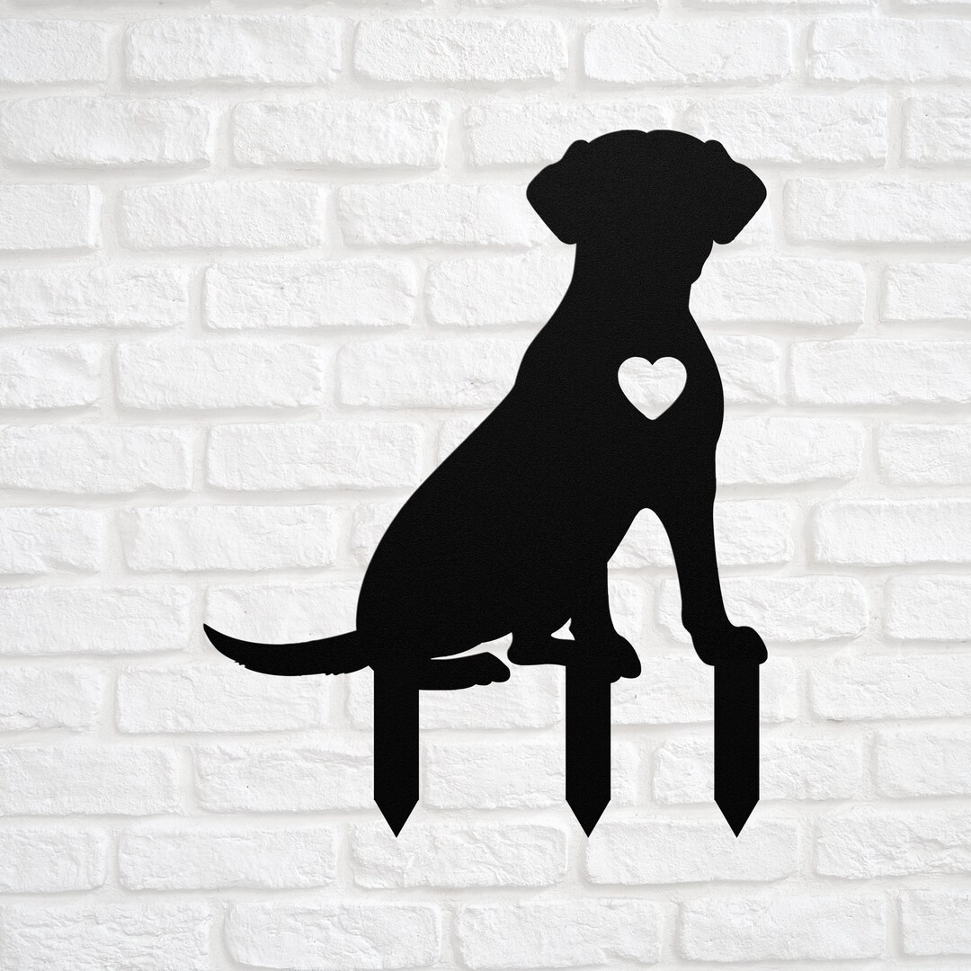 Personalized Rottweiler Garden Statue Stake, Custom Rottweiler Outdoor ...