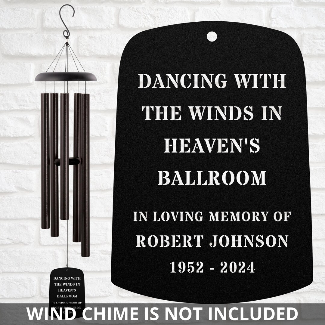 Dancer Wind Chime Sail Dancer Memorial Dancer Loss Gift Sympathy ...