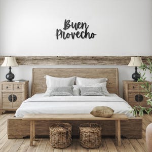 Buen Provecho Sign, Kitchen Metal Sign, Kitchen Sign, Buen Provecho ...