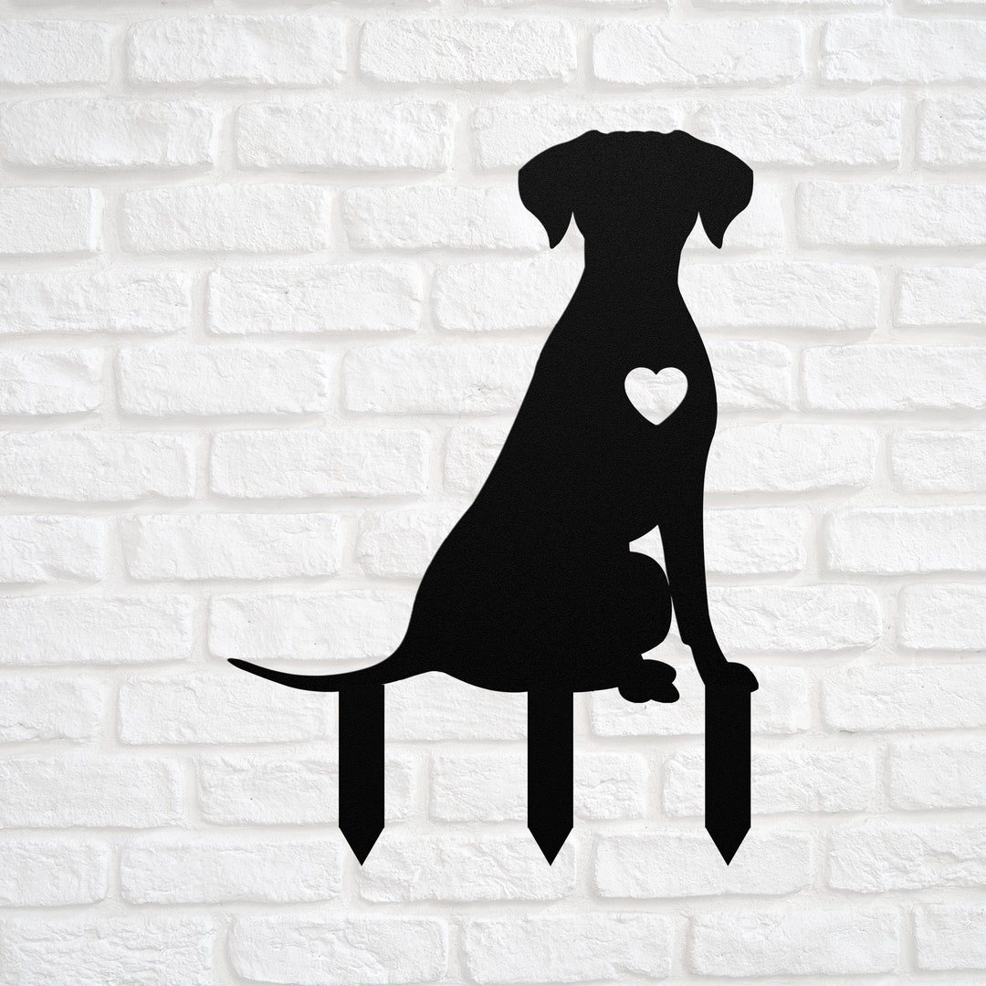 Personalized Rhodesian Ridgeback Garden Statue Stake, Custom Rhodesian ...