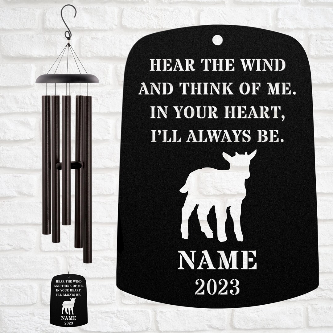 Pygmy Goat Wind Chime Sail Pygmy Goat Memorial Pygmy Goat Loss Gift ...