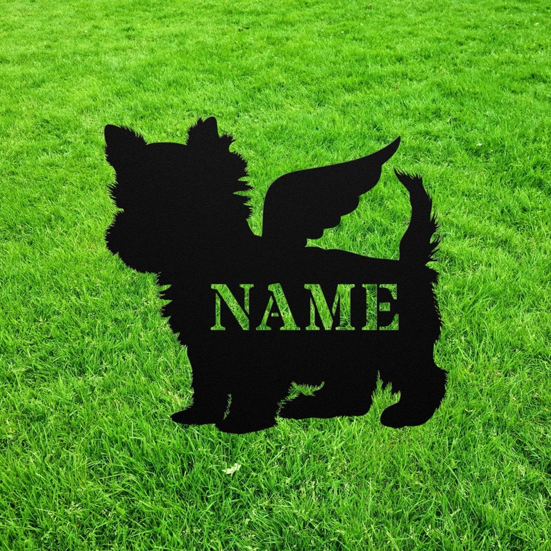 Yorkie Angel Wings Yorkshire Terrier Angel Statue Figurine for - Etsy