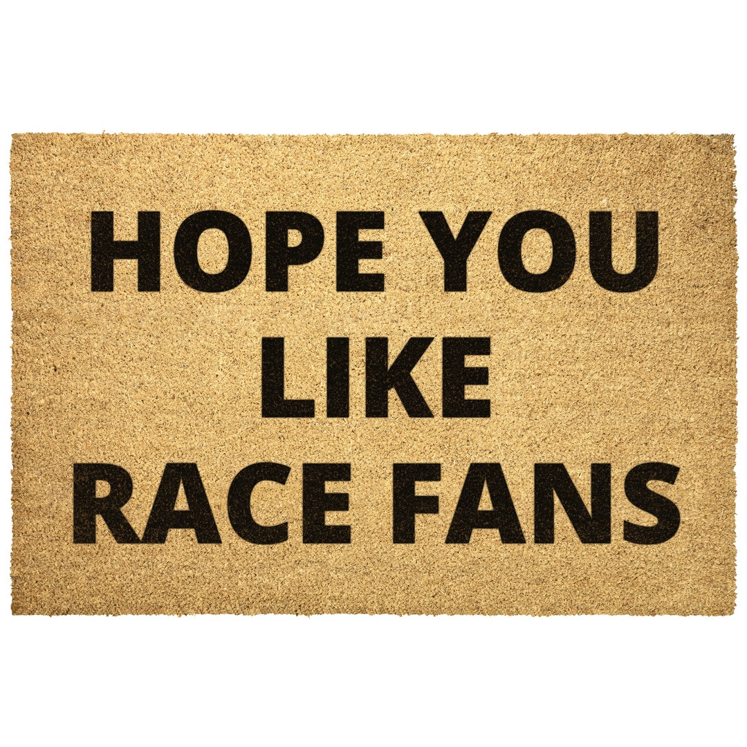 Race Dirt Track Racing Doormat Outdoor Rug Hope You Like Race Fans Gift ...