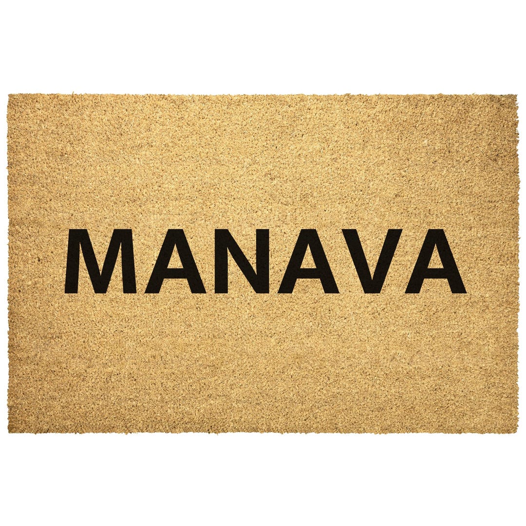 Tahitian Welcome Doormat Manava Outdoor Rug Coir Door Mat French ...