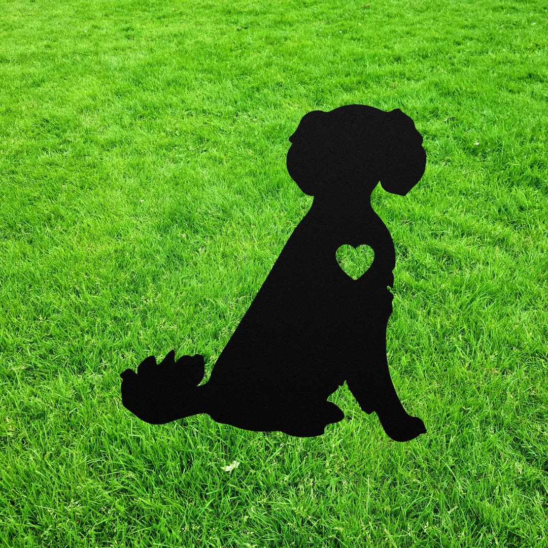 Irish Red and White Setter Yard Statue Stake Red Setter Memorial Wind ...