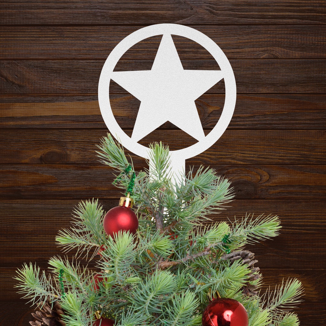 Cowboy Tree Topper, Bucking Horse Gift - White Metal Tree Topper - Etsy