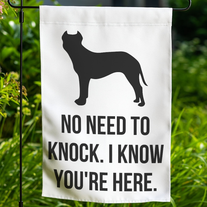 Pit Bull Garden Flag - Etsy