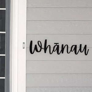 New Zealand Maori Whanau (family) Metal Sign Definition Wall Art - Etsy
