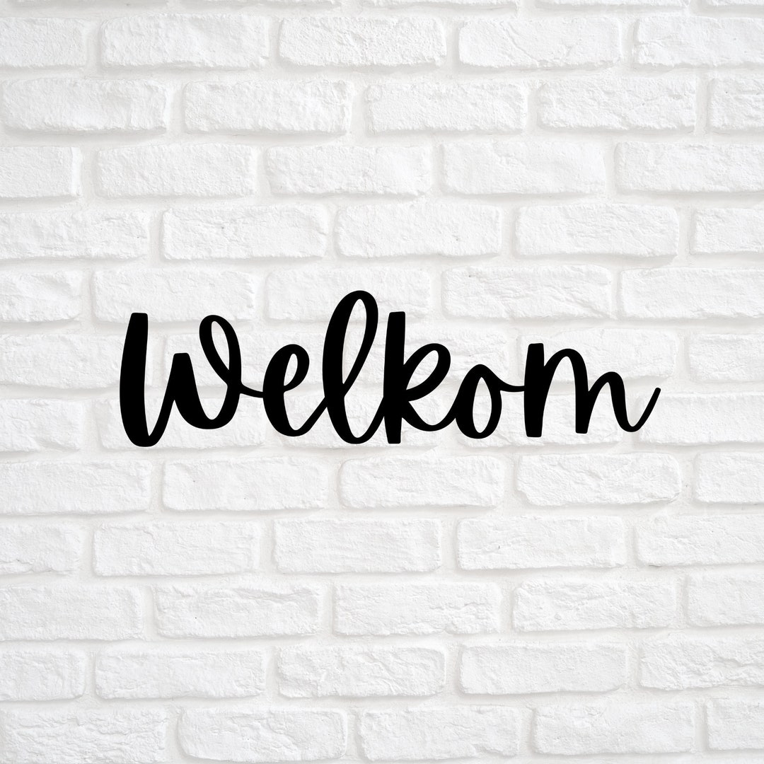 Afrikaans Metal Sign Welkom Wall Art Plaque South Africa Namibia ...