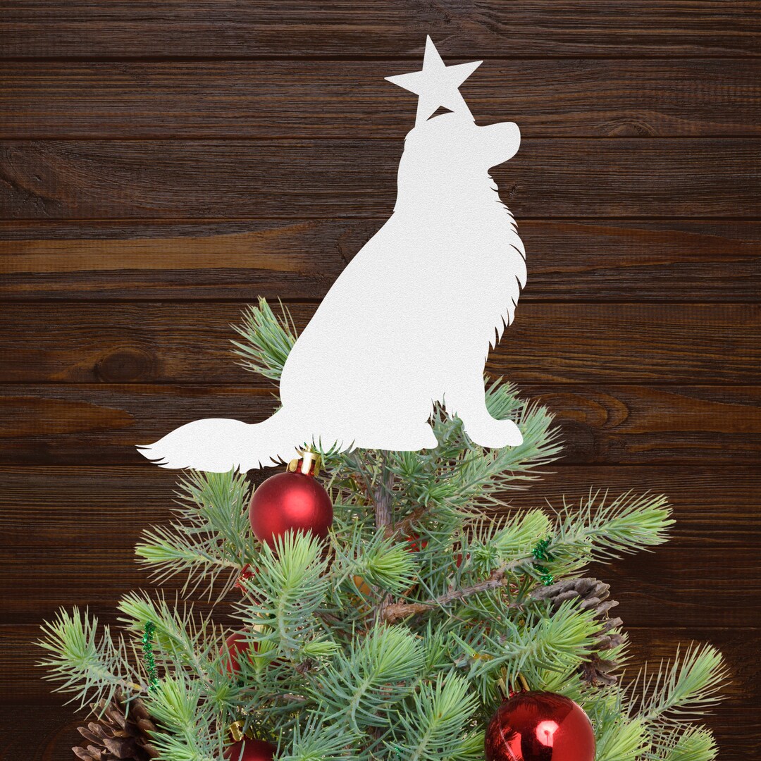 Golden Retriever Tree Topper Christmas Holiday Decoration, Custom ...