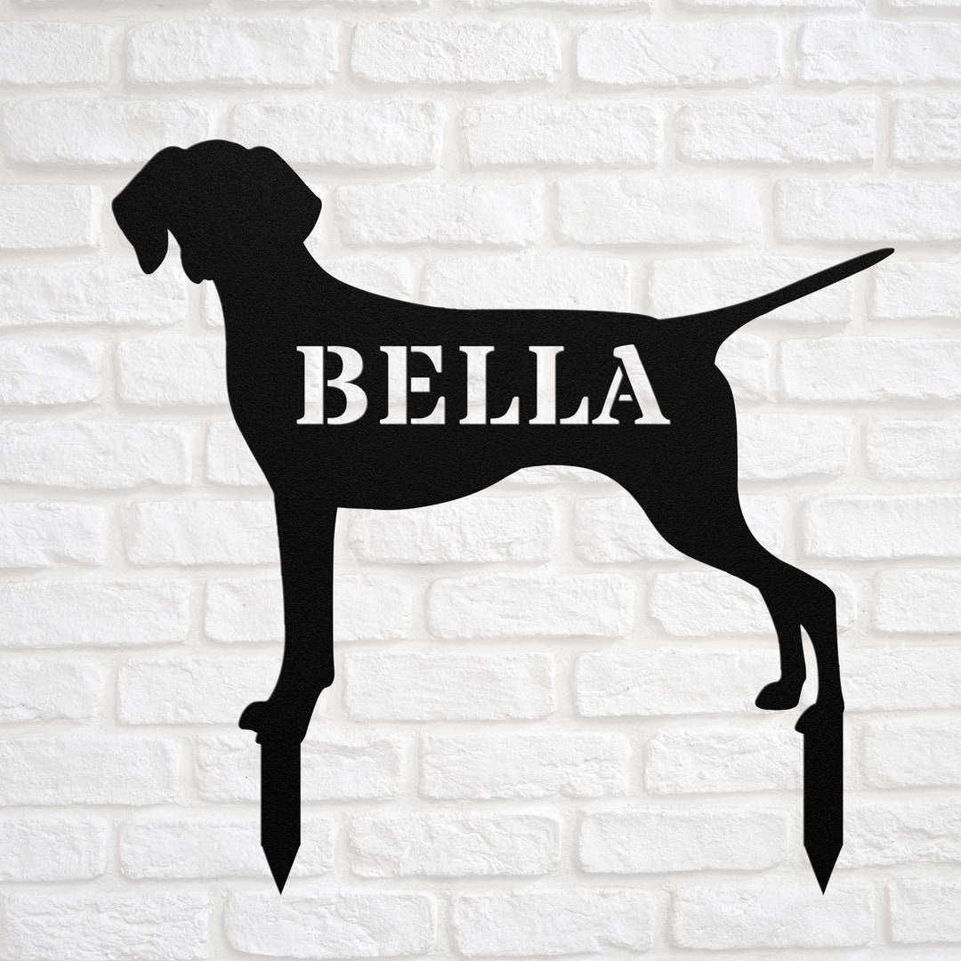 Personalized English Pointer Yard Statue Stake, Custom English Pointer ...