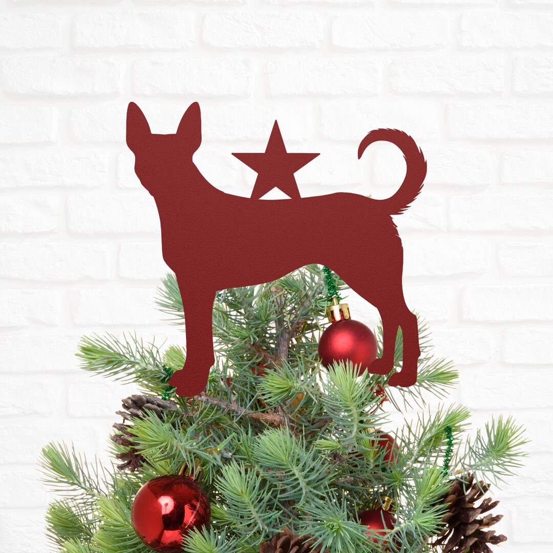 Carolina Dog Tree Topper Christmas Holiday Decoration Ornament Dog Gift ...