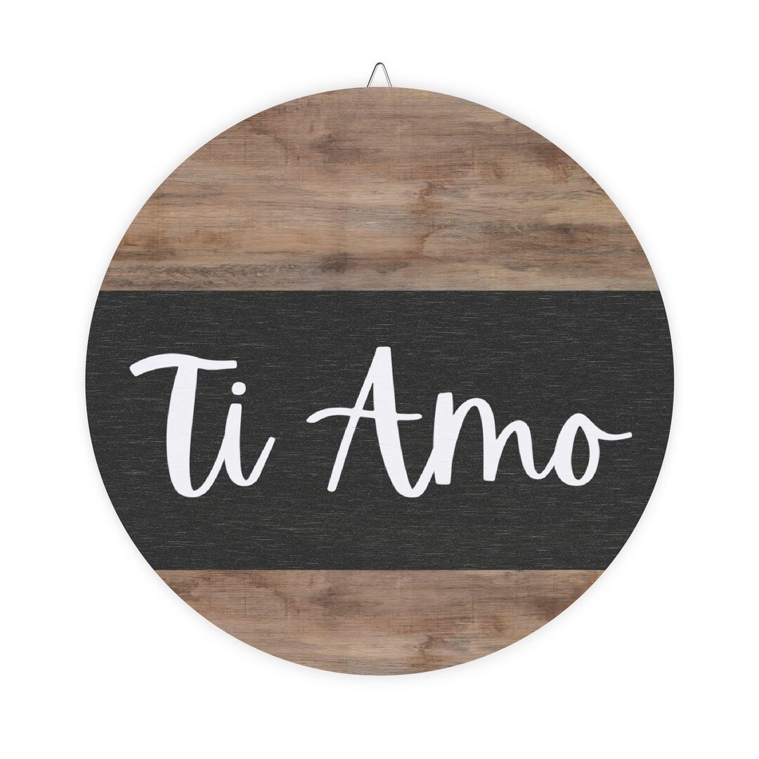 Italian Sign Door Hanger Wood Sign Front Door Wreath Front Door Decor ...
