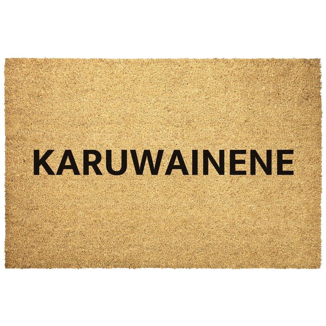 Marshallese Welcome Doormat Karuwainene Outdoor Rug Coir Door Mat ...