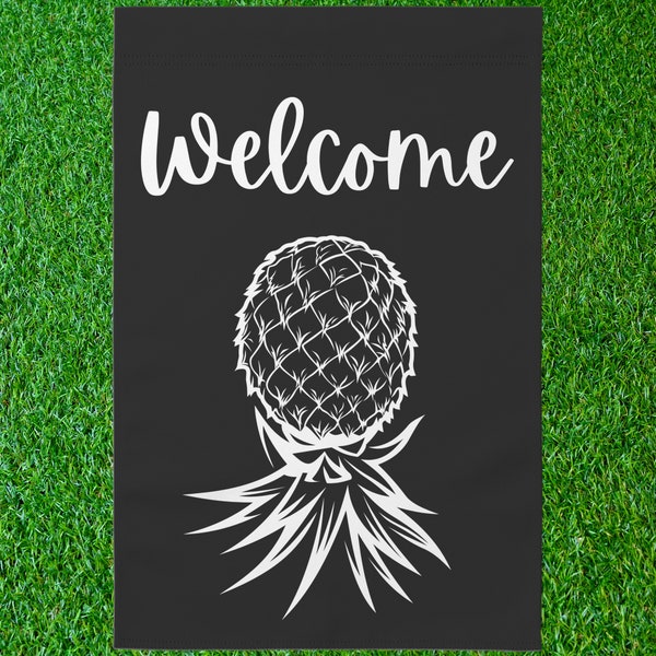 Pineapple Garden Flag - Etsy