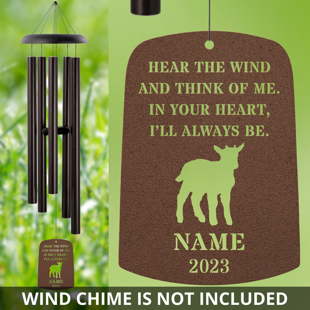 Pygmy Goat Wind Chime Sail Pygmy Goat Memorial Pygmy Goat Loss Gift ...
