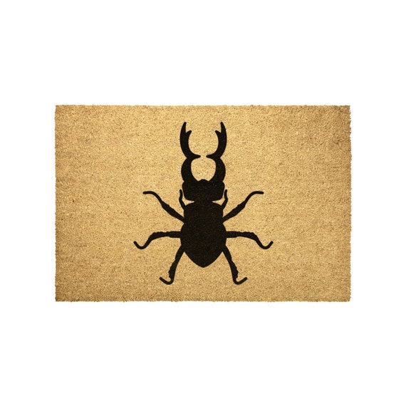 Stag Beetle Doormat Outdoor Rug Door Coir Mat Decor - Etsy