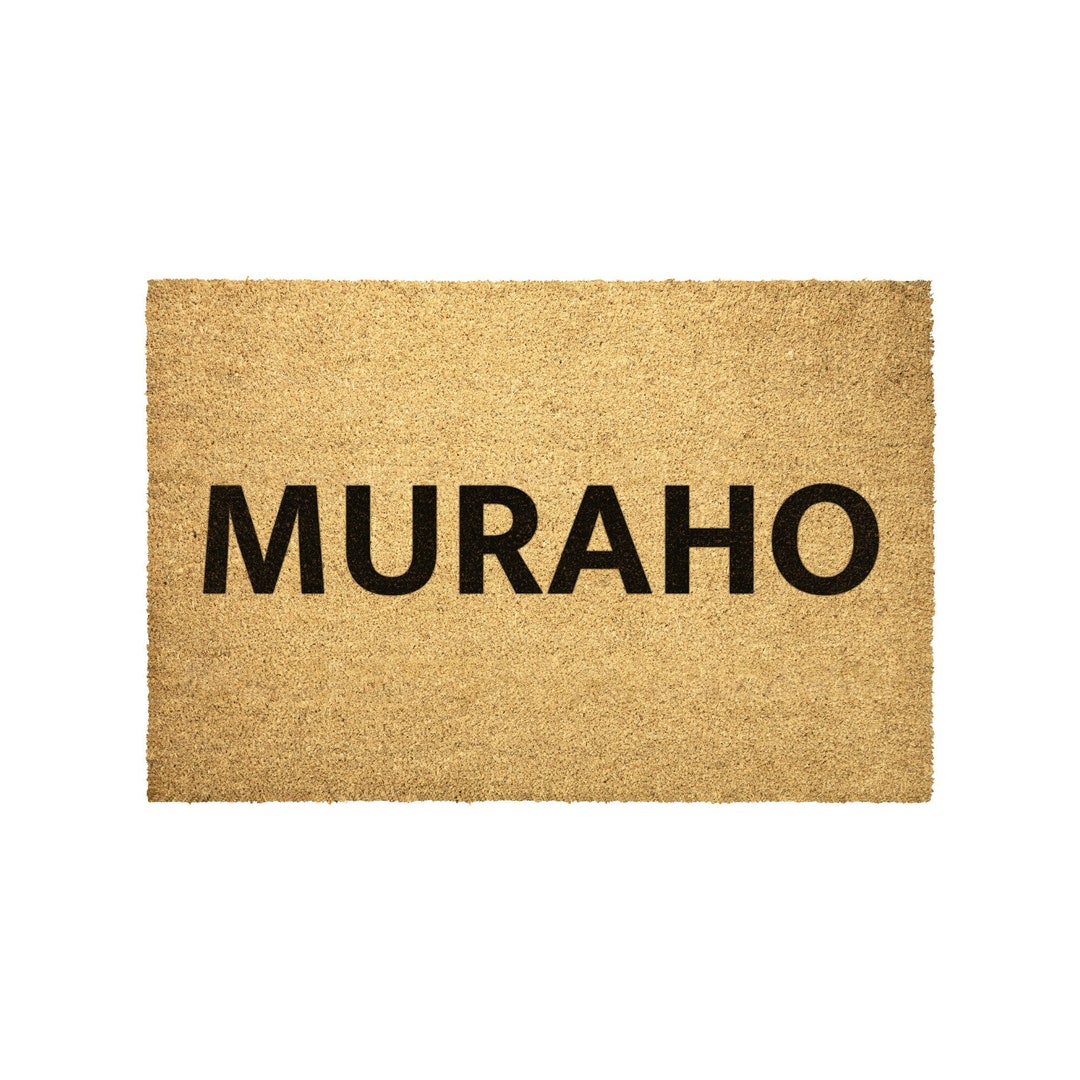 Muraho Paillasson Kinyarwanda Tapis d’extérieur Tapis Salut Bonjour ...