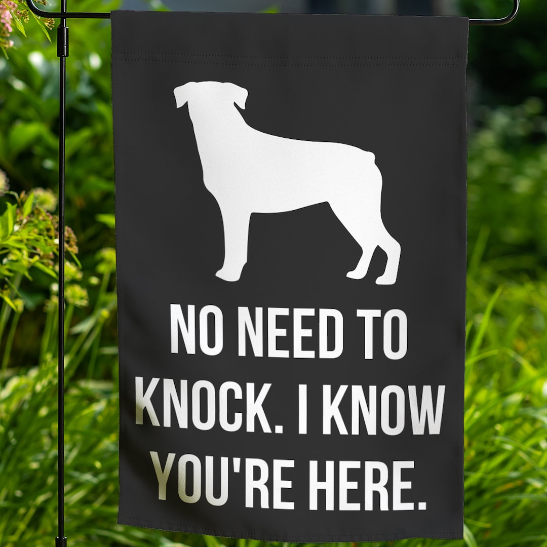 Rottweiler Garden Flag Yard Sign Art Banner Rottweiler Gift Lover ...