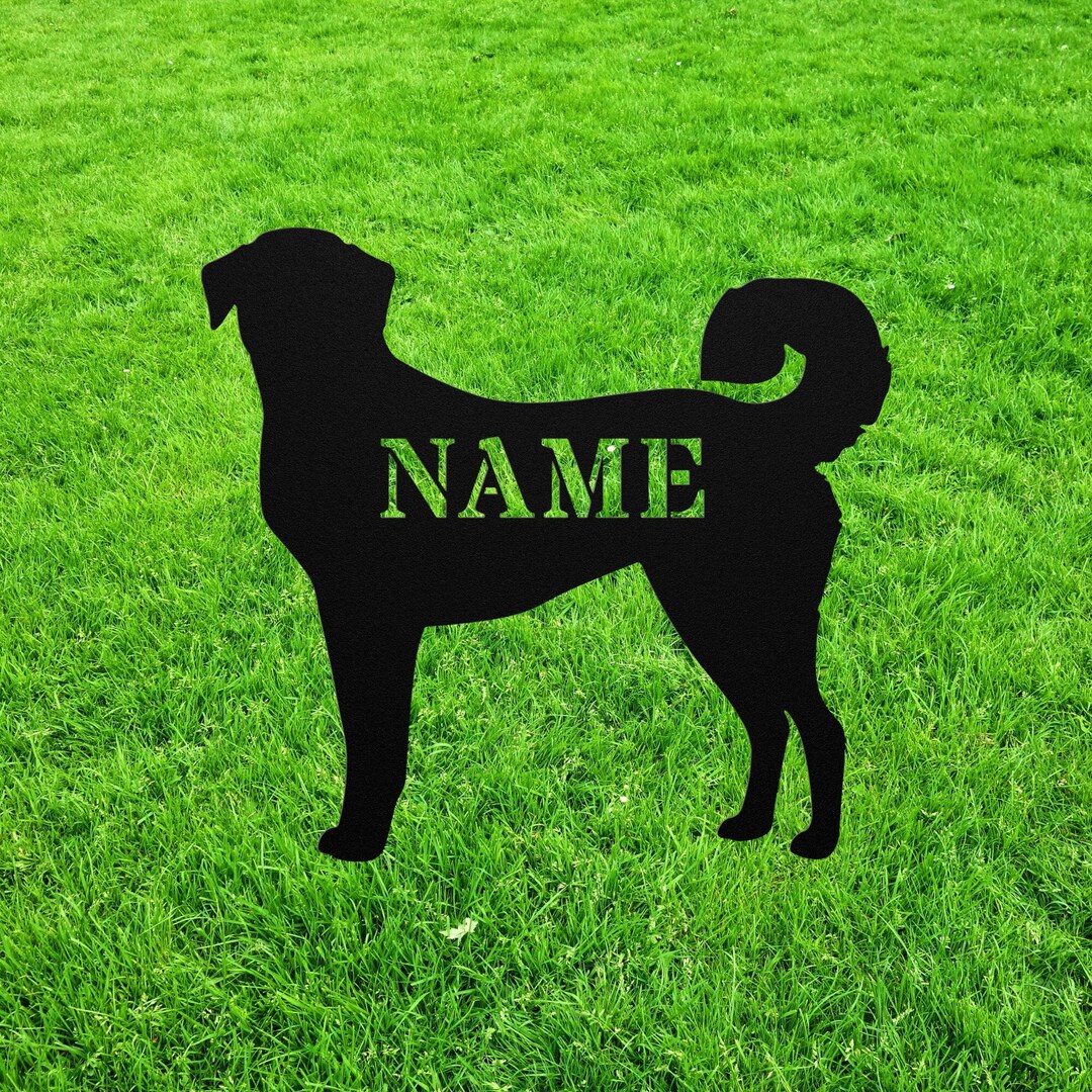 Anatolian Shepherd Yard Statue Stake Kangal Dog Memorial Wind Chime ...