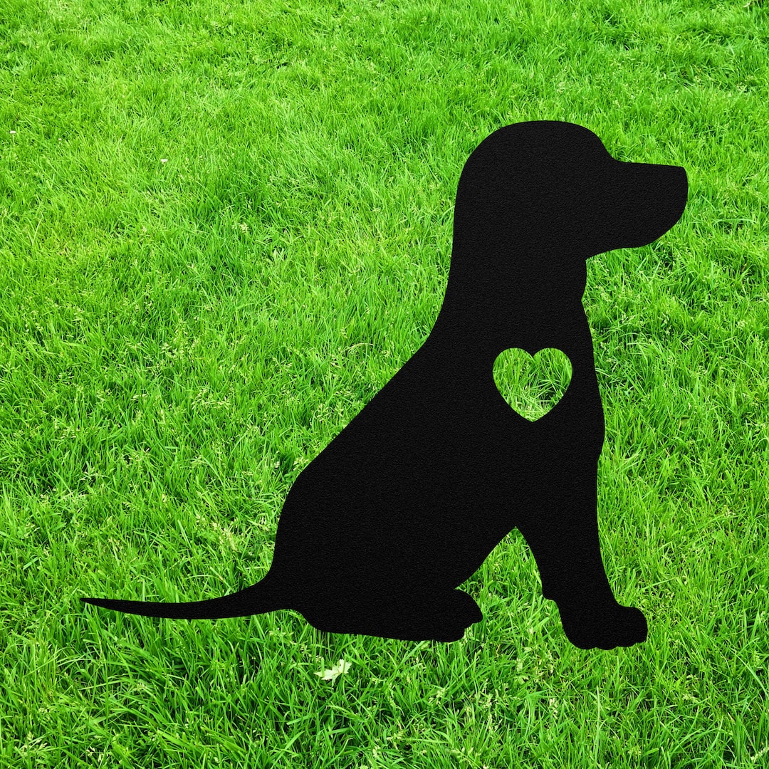Personalized Beagle Garden Statue Stake, Custom Beagle Outdoor Yard Art ...