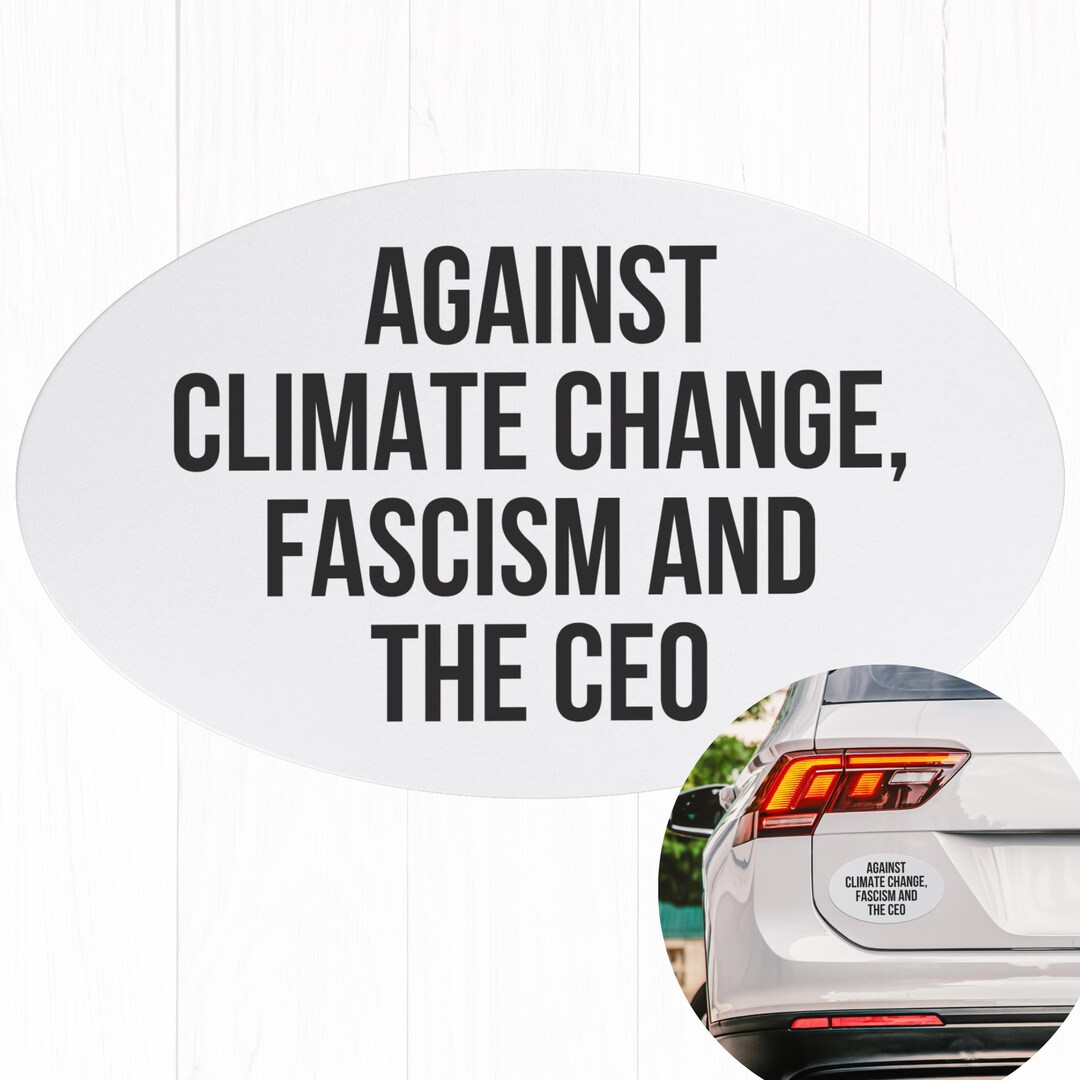Anti Elon Car Magnet Bumper Regret Against Climate Change Fascism CEO ...