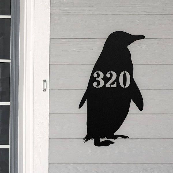 Penguin Monogram - Etsy