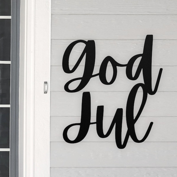 God Jul Sign - Etsy