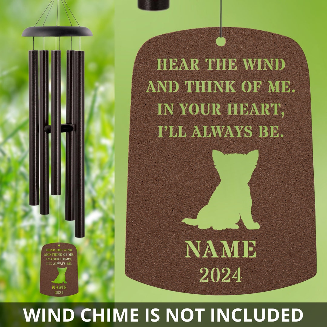 Yorkie Wind Chime Sail Yorkie Memorial Yorkshire Terrier Loss Gift ...