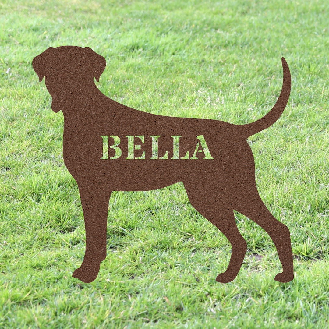 Dog Metal Yard Art - Boxer Dog - Hand Made Custom Dog Metal Gift for ...