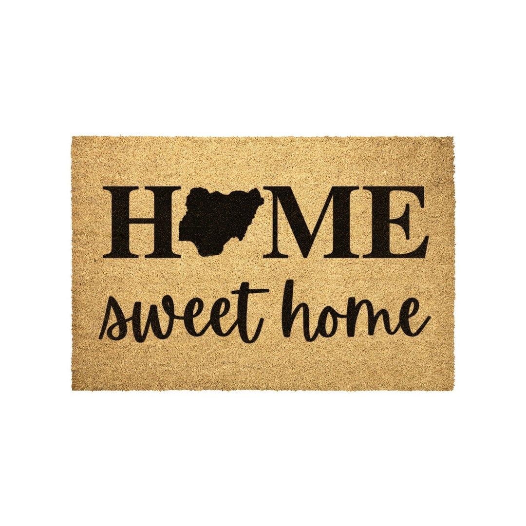 Nigeria Doormat Abuja Outdoor Rug Coir Door Mat Decor Housewarming Home ...